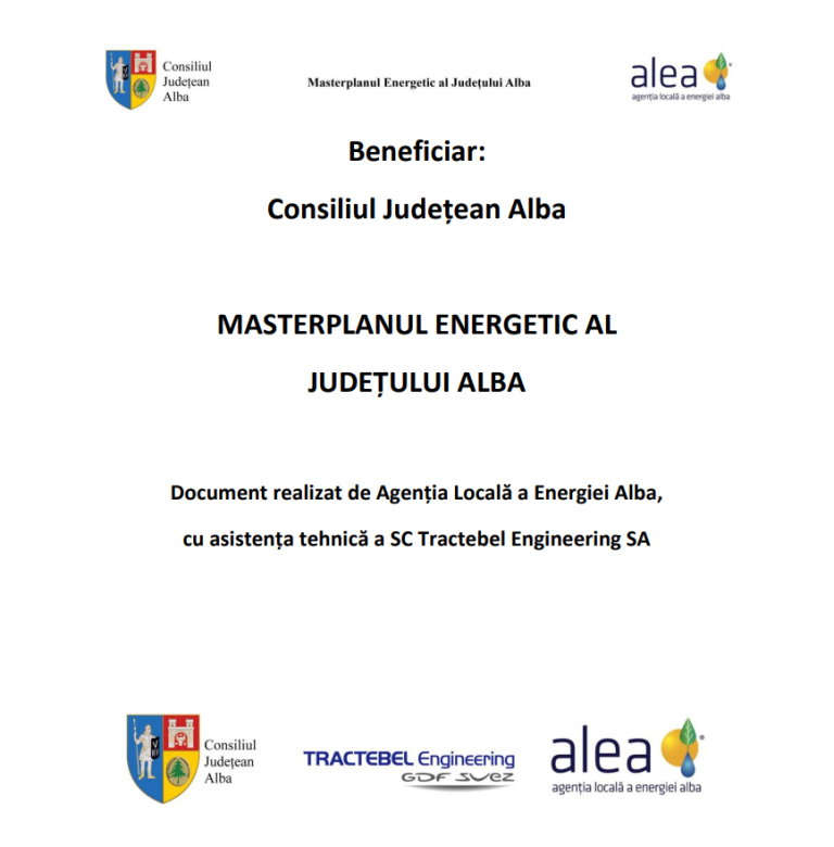 Masterplanul energetic al Județului Alba – Agenția Locală a Energiei ...